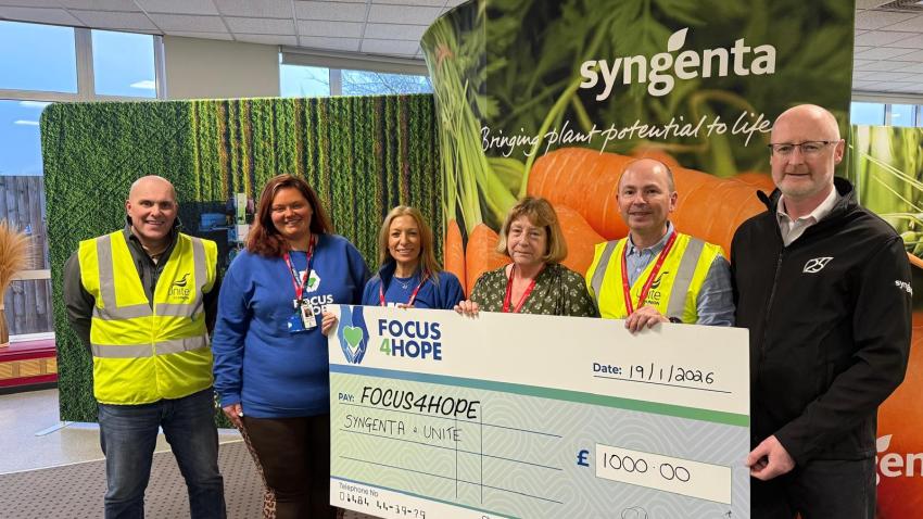 Syngenta staff raise £3,000 donation for local good causes | Syngenta